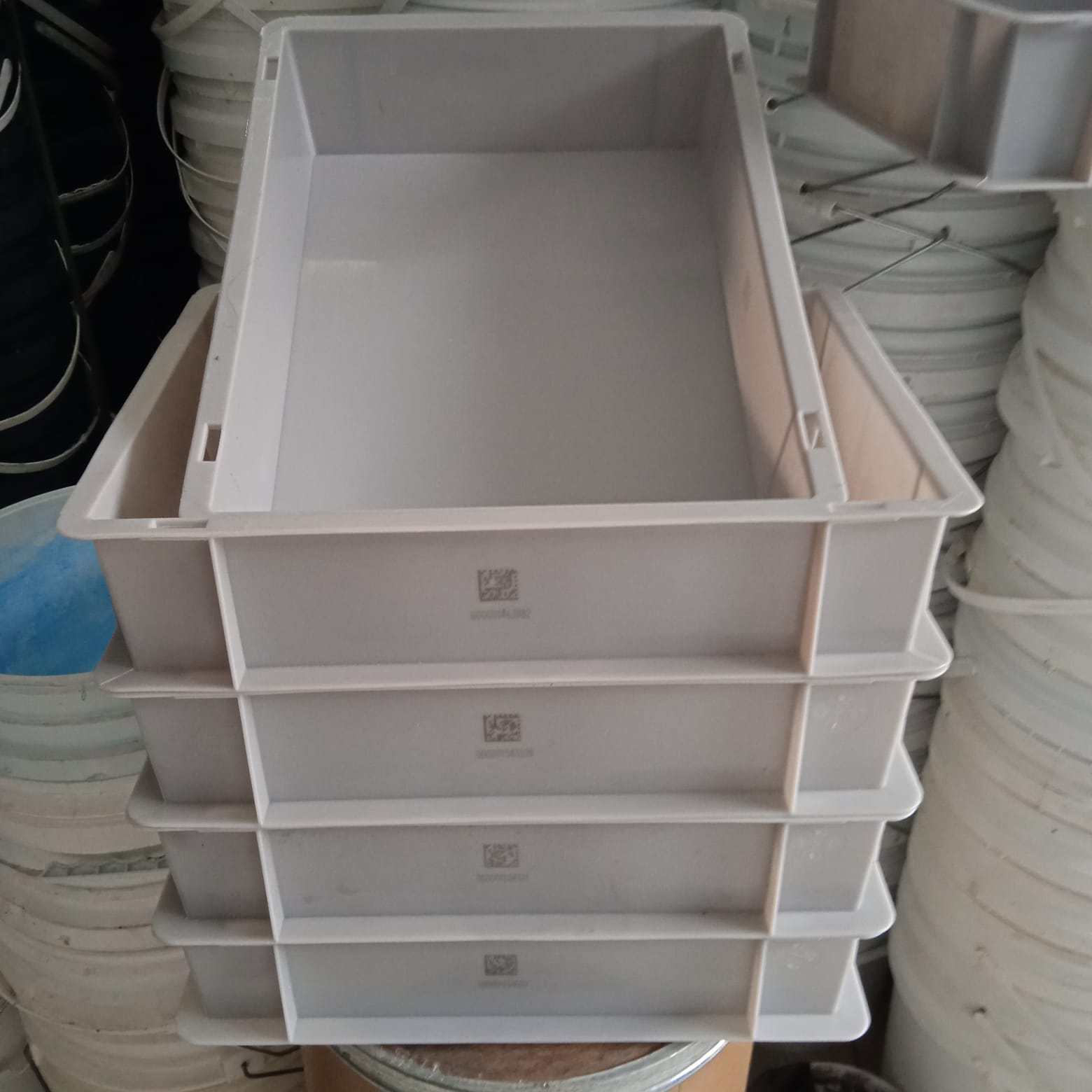 Box kue kering / Basah Bak wadah makanan Gorengan / bucket Persegi ...