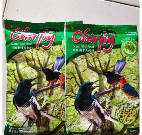 CHIRPY HIJAU RUMPUT LAUT PAKAN MURAI BATU KACER ANIS makanan burung ...