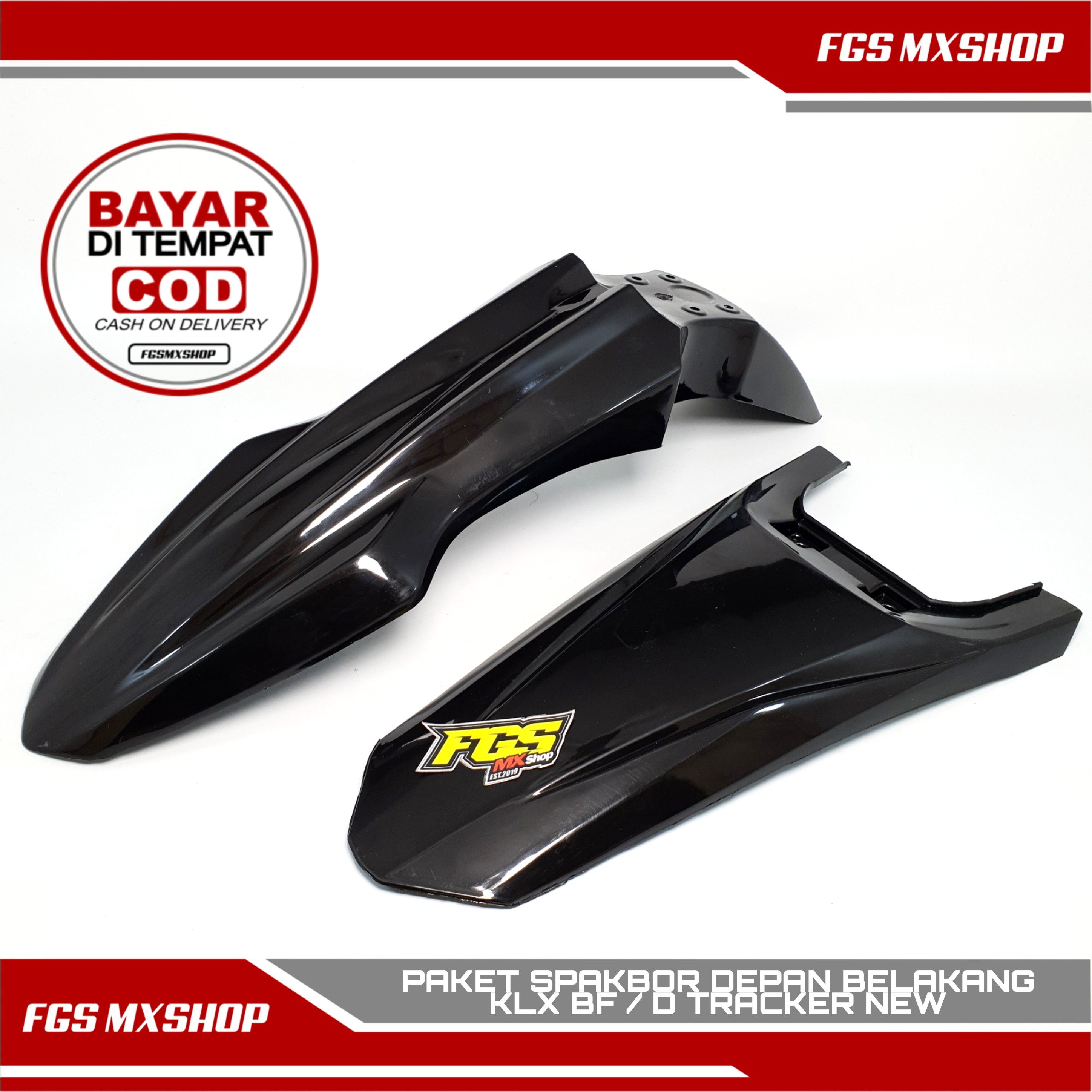 PAKET SPAKBOR DEPAN BELAKANG KLX BF D TRACKER NEW | Lazada Indonesia