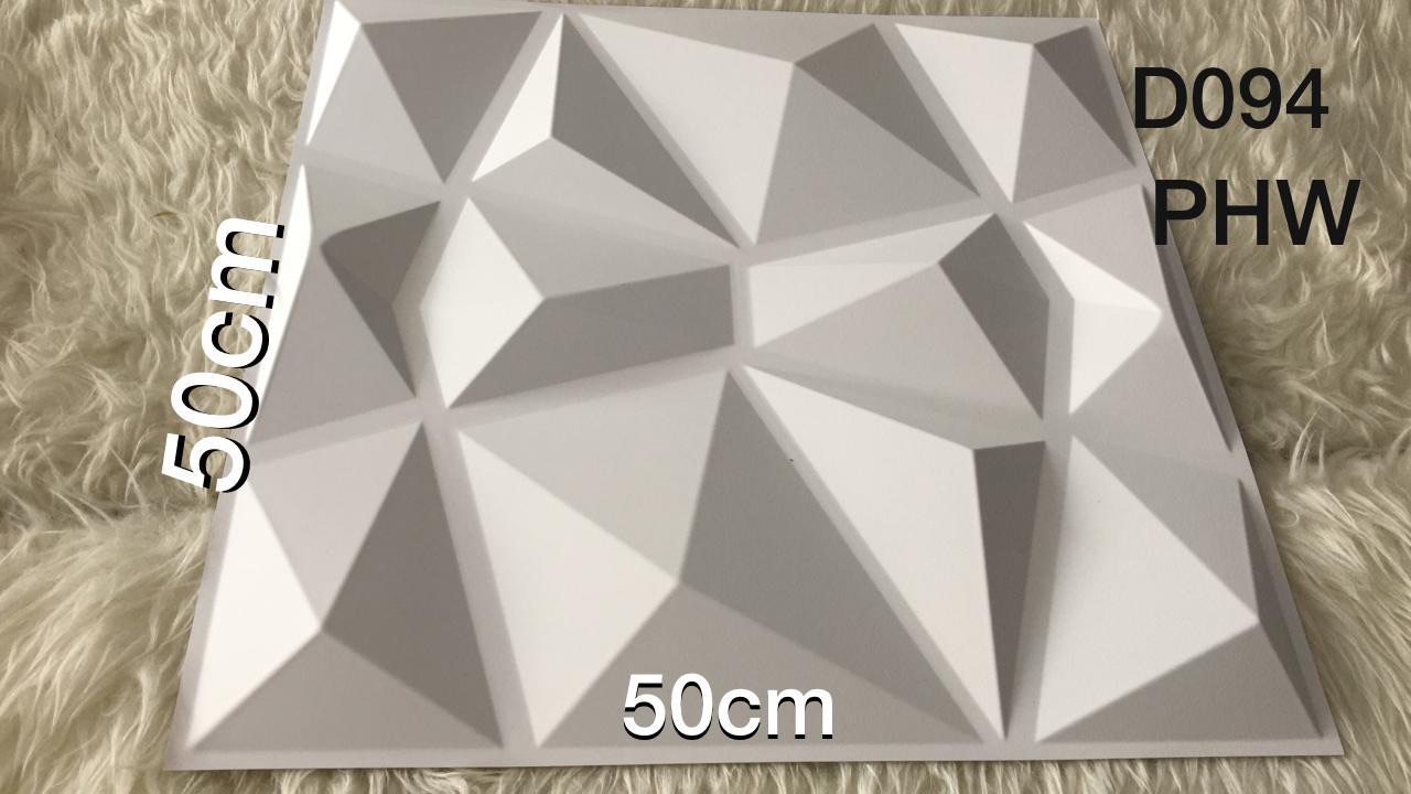 Wallpanel 3D Panel PVc White Dekorasi Interior Kotak Balok | Lazada ...