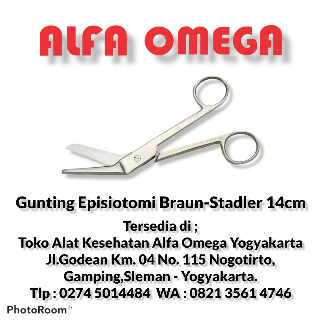 Alat Medis Gunting Episotomi Braun-Stadler 14cm | Lazada Indonesia