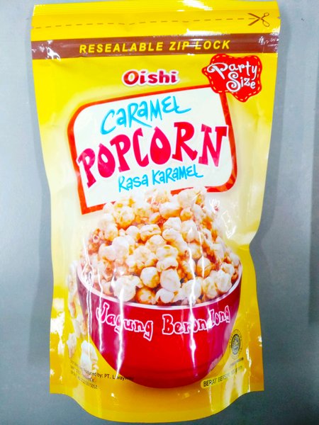 OISHI POPCORN CARAMEL / POP CORN COKLAT 100 GRAM | Lazada Indonesia