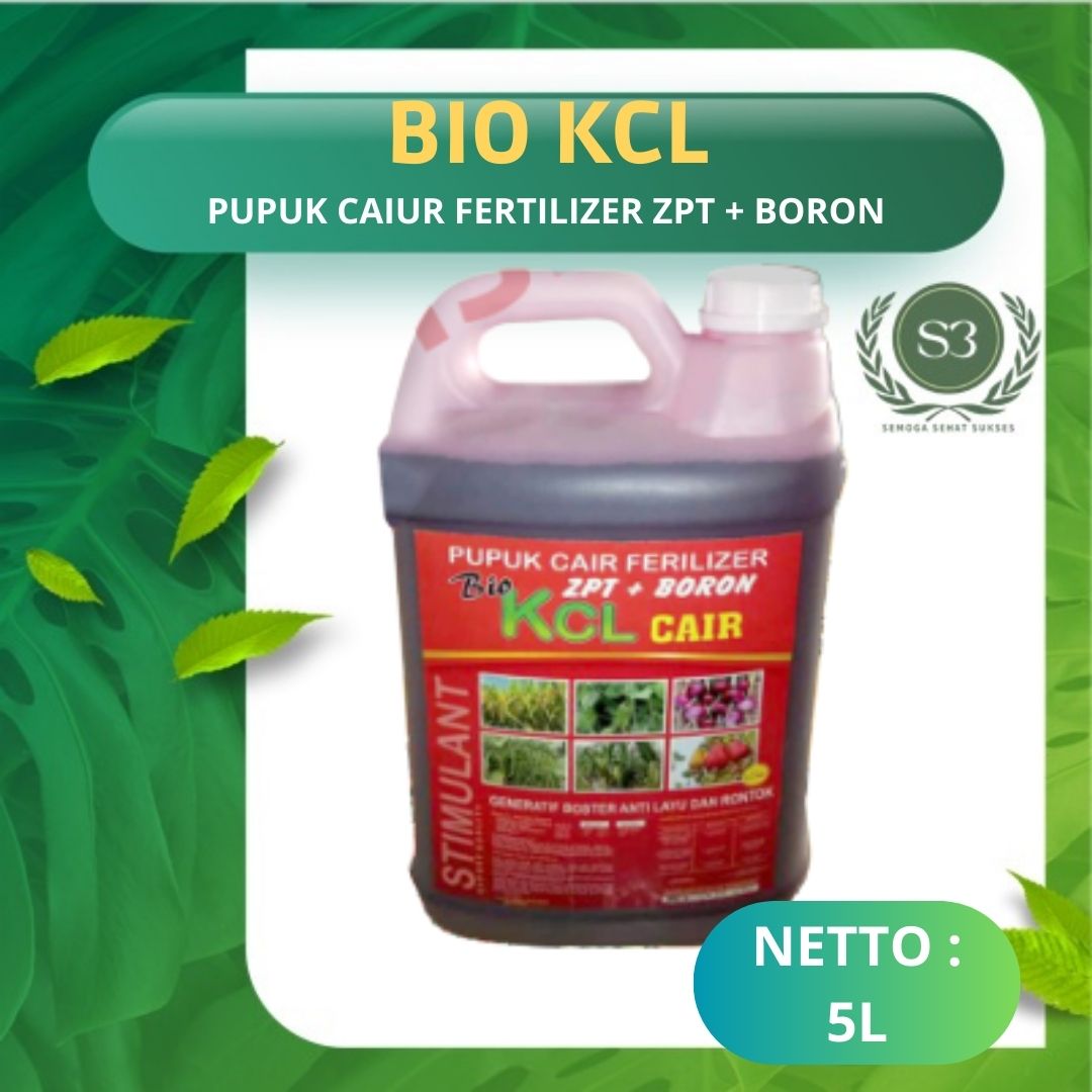 Pupuk Cair Bio KCL lengkap Plus zpt Ferilizer Boster anti layu dan ...
