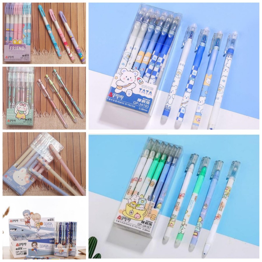 AODEMEI Ballpoint Gel Erasable / Pulpen Fancy Bisa Di Hapus | Lazada ...