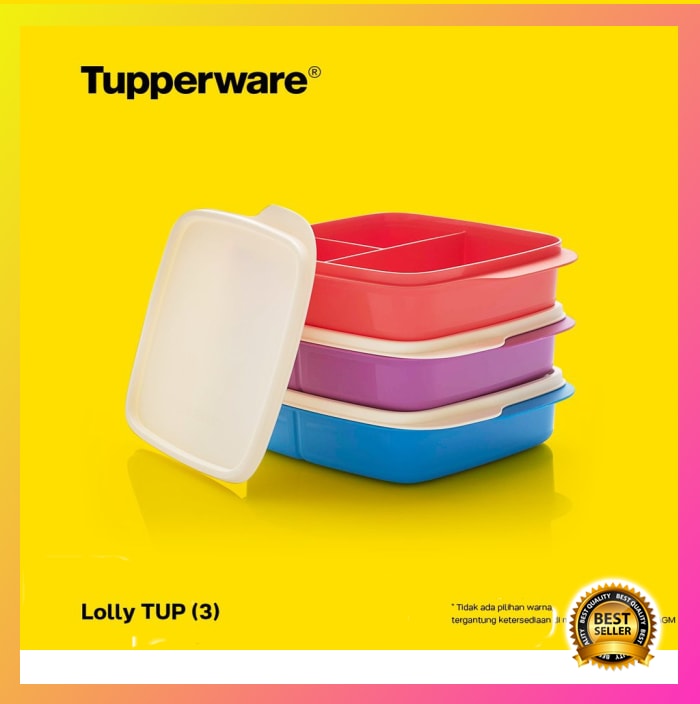Super Sale! Kotak Makan Tupperware - Lunch Box Makan Lolly tup ...