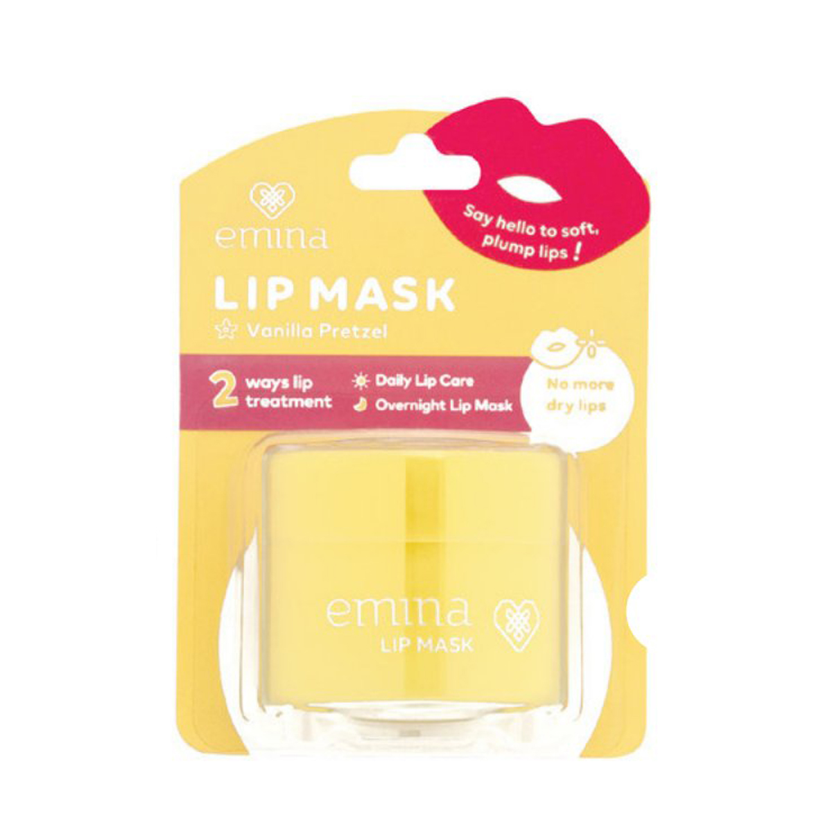 Emina Lip Mask (Original Shea Butter/ Milky Matcha/ Orange Squash ...