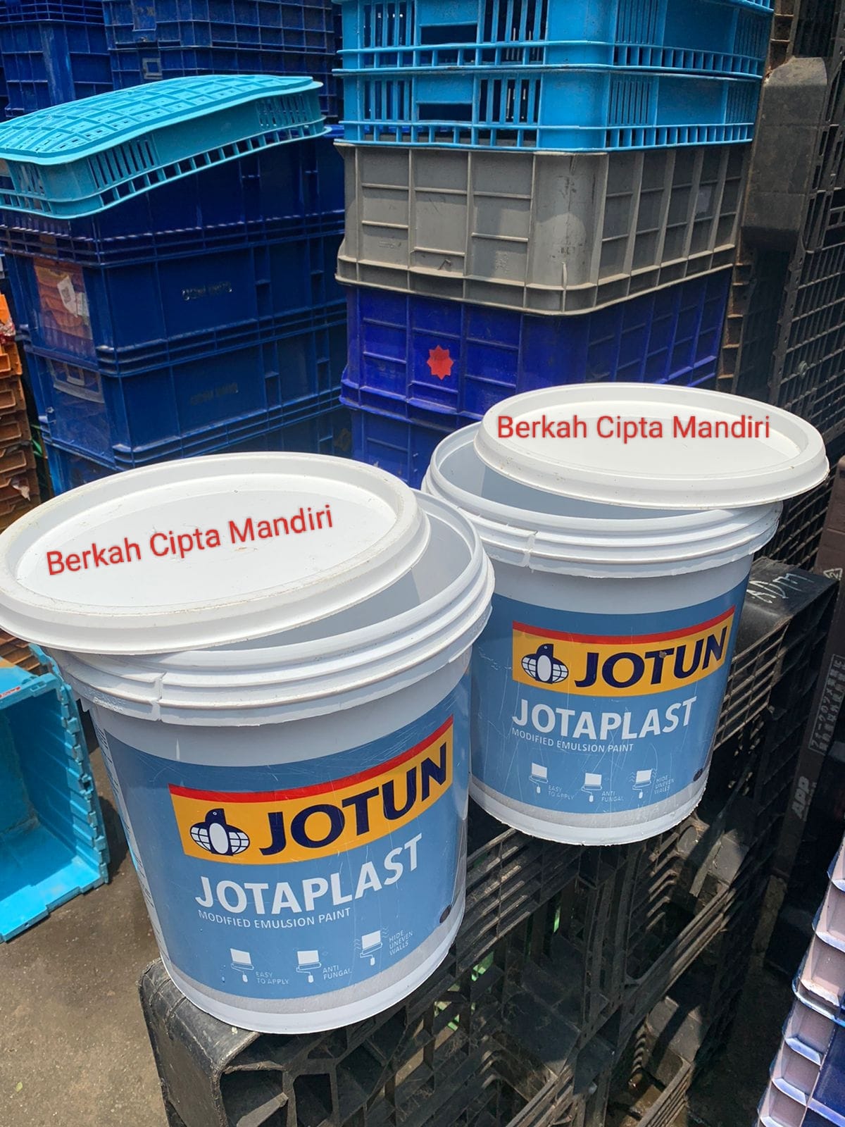 ember 25L sablon ember 25kg/ember hidroponik 25kg/ ember bekas ea krim ...