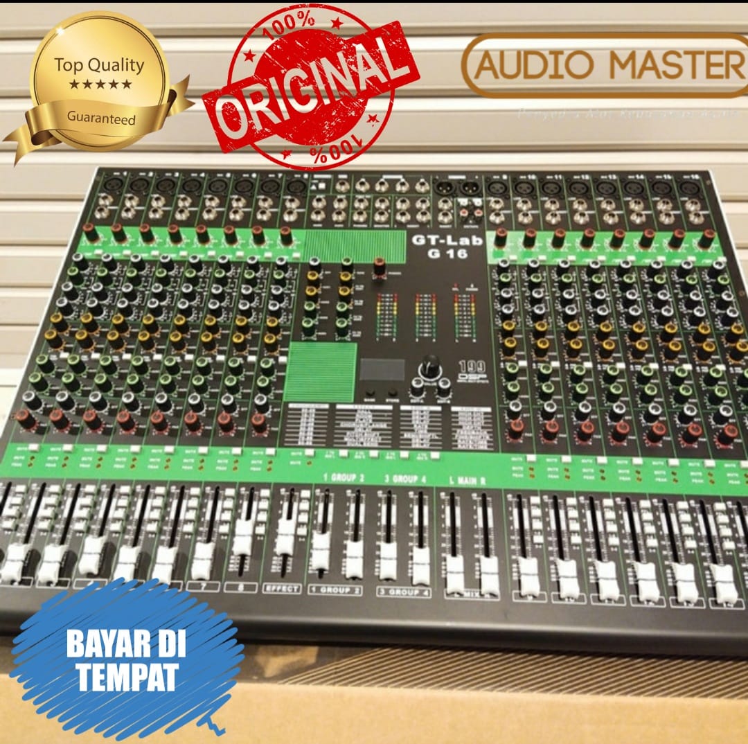 [ORIGINAL 100% COD] MIXER AUDIO GT LAB G16 / G 16 ORIGINAL BY RDW ...