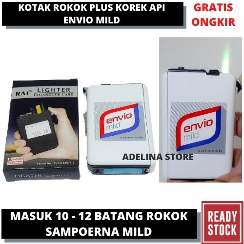 EP - Kotak Rokok Plus Korek Envio Mild // Kotak Rokok Pendek // Kotak ...