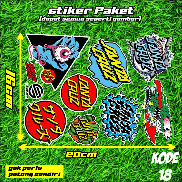 Sticker Pack Racing Stiker PRINT&CUT Keren Setiker Paket Sposor Motor ...