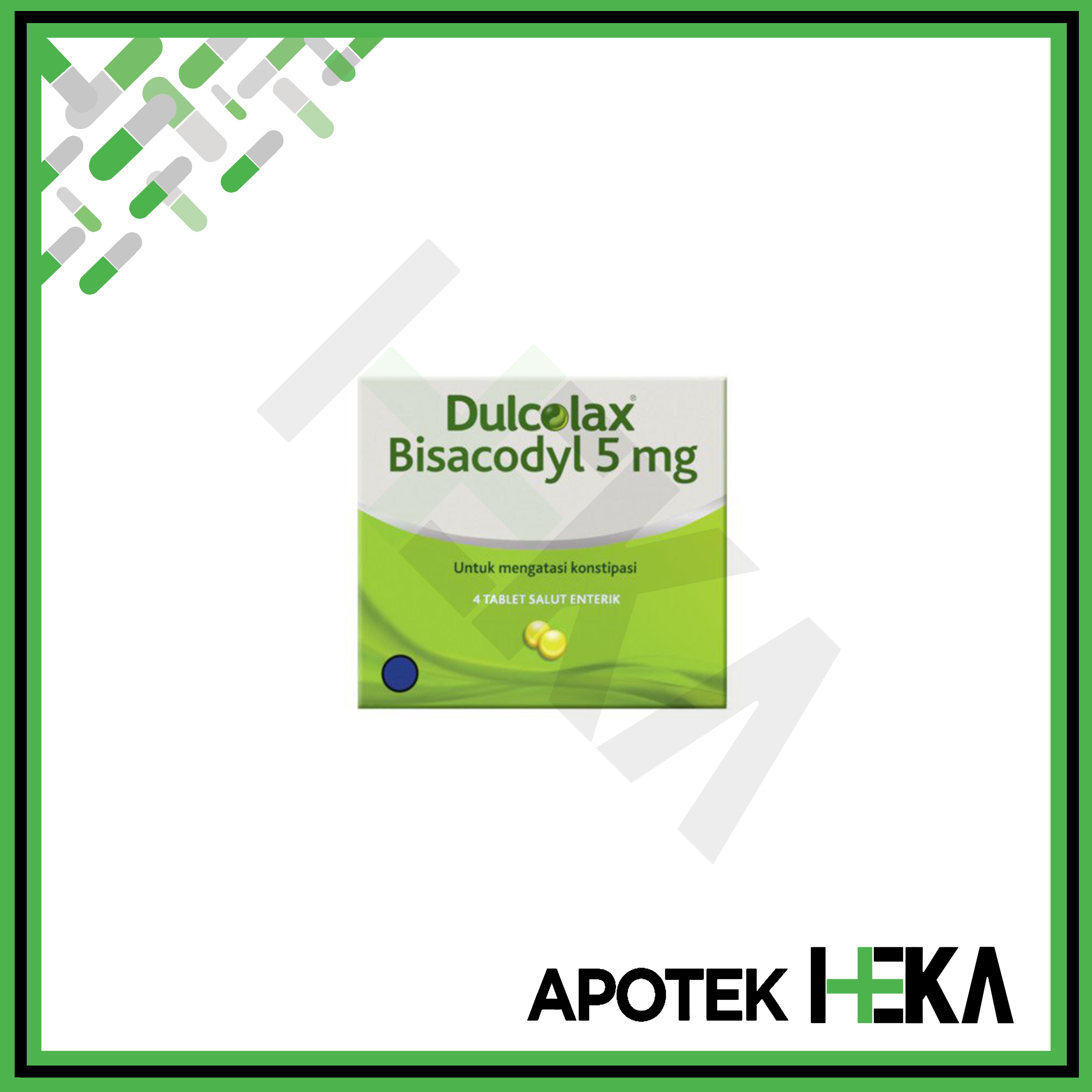Dulcolax 5 mg Tablet - Obat Konstipasi Susah BAB Strip isi 4 | Lazada Indonesia