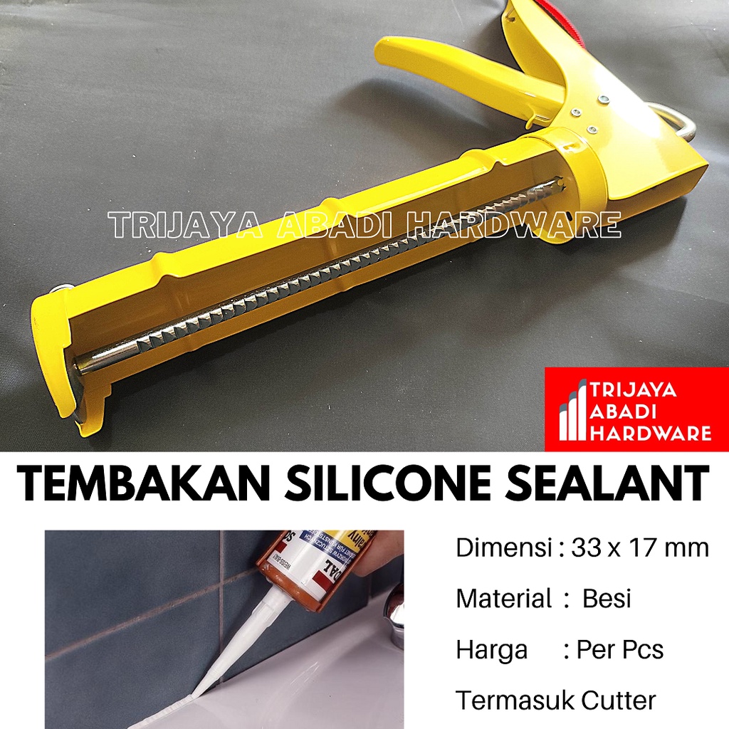 Tembakan Silicone Sealant / Alat Tembak Lem Kaca / Sealant Gun | Lazada ...