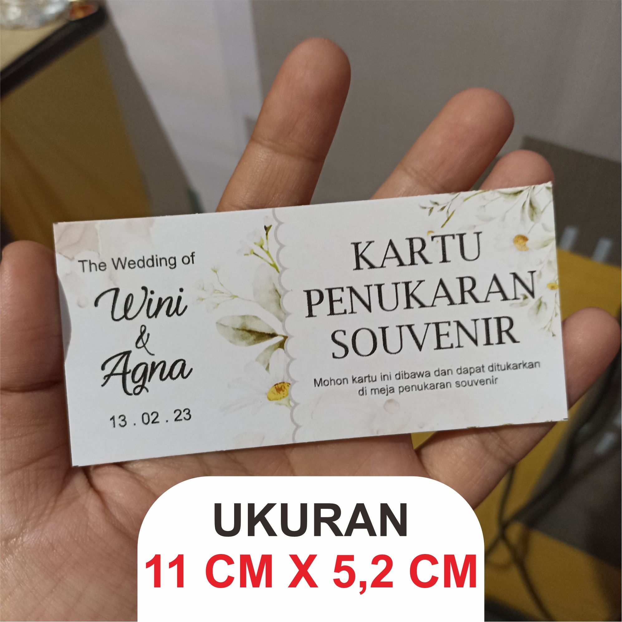 (isi 100 )Kupon Souvenir | Kartu Penukaran Souvenir 006C | Lazada Indonesia