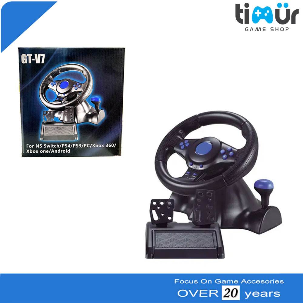 Stir Setir GT-V7 Steering Wheel Racing PS3 PS4 PS5 Android PC Xbox ...