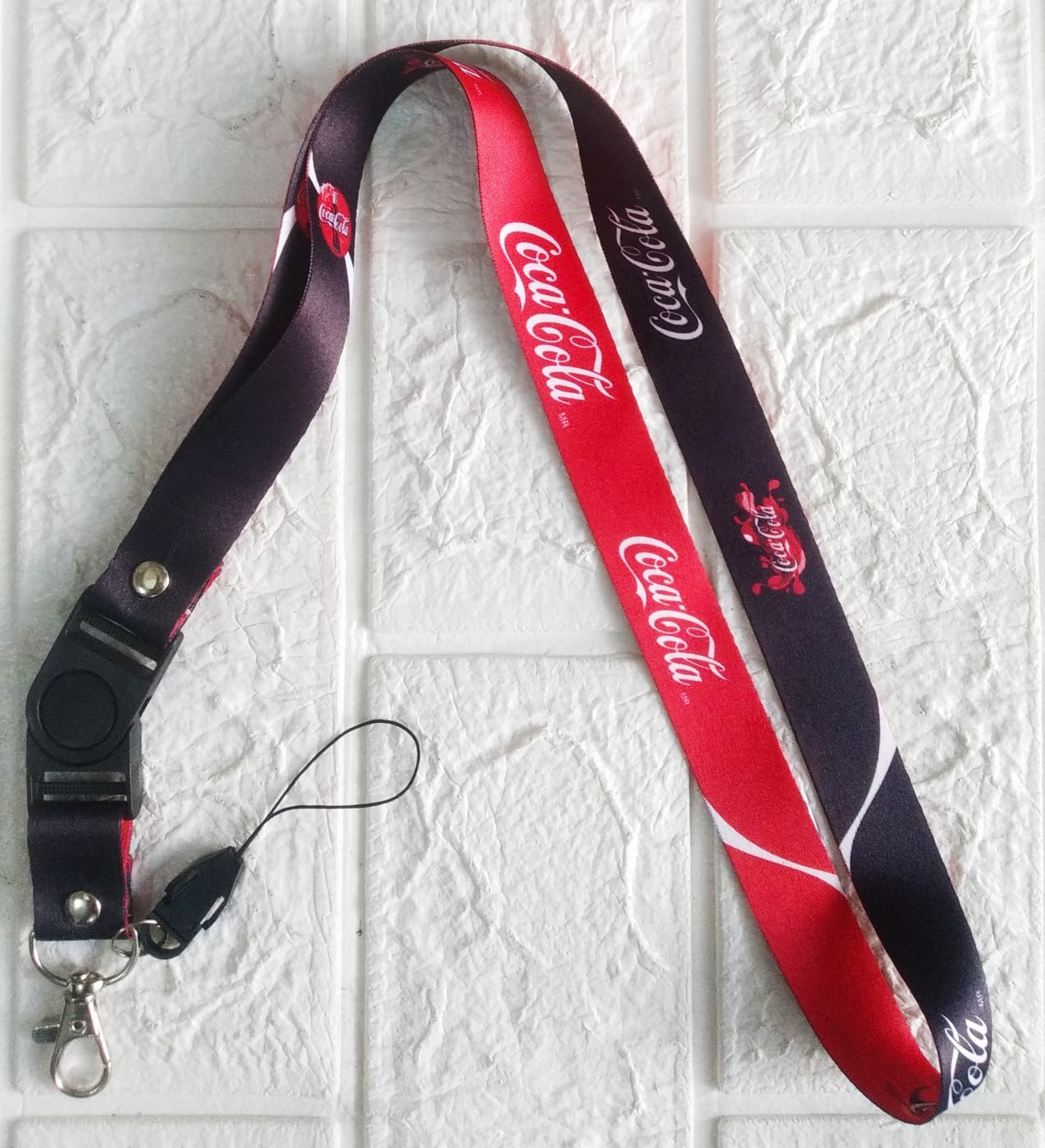 Lanyard Tali Gantungan ID Card COCA-COLA Free Strap Gantungan Flashdisk ...