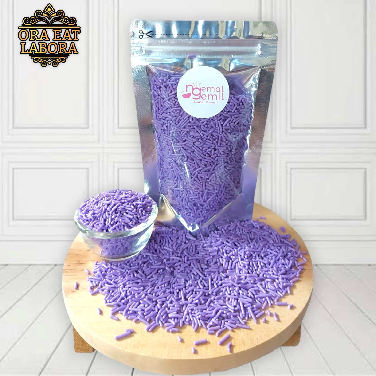 Meses Pouch Ungu Meses Butiran Coklat Sprinkle Topping Donut Kue Bolu ...