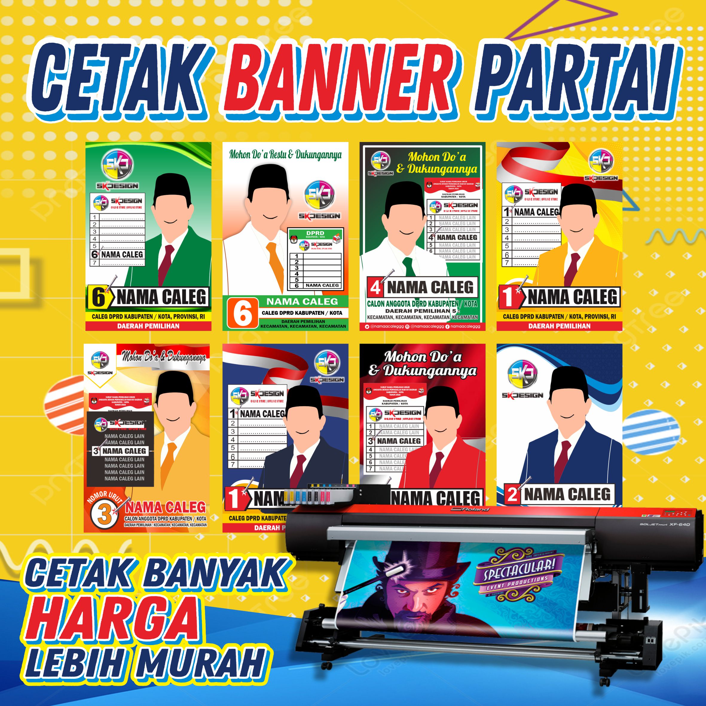 Cetak Murah Banner Pilcaleg, Pilkada, Pilkades, Calon Anggota DPRD ...