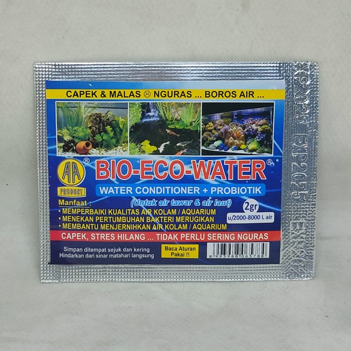 AKARI - BIO ECO WATER Penjernih Air Kolam Aquarium Jernih 2 Gram ...