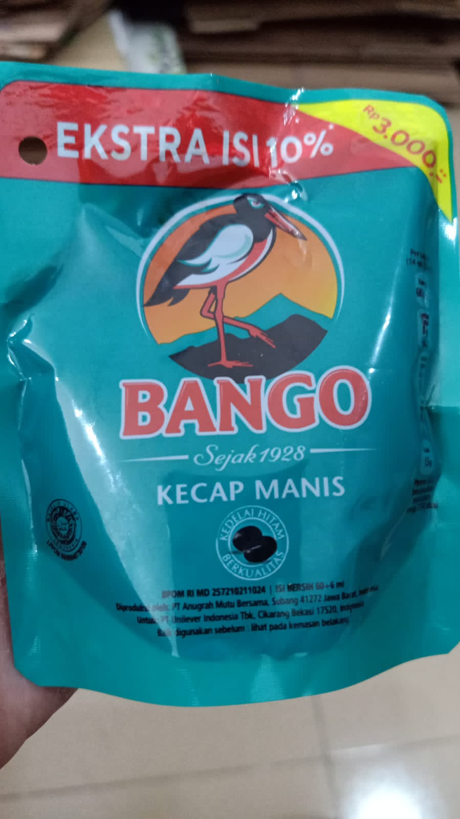 Kecap Manis Bango Extra Unilever 60ML | Lazada Indonesia
