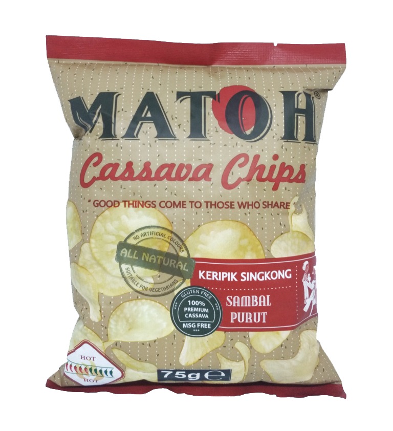 MATOH Keripik Singkong Cassava Chips 75gr No Msg | Lazada Indonesia