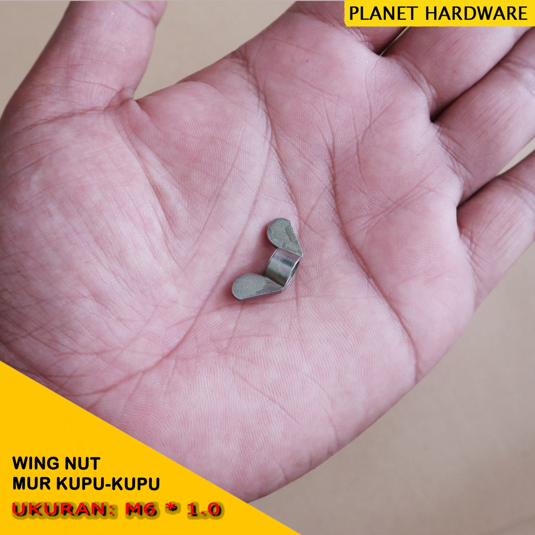 M6 Mur Kuping Wing Nut Kupu-kupu Warna Kuning | Lazada Indonesia