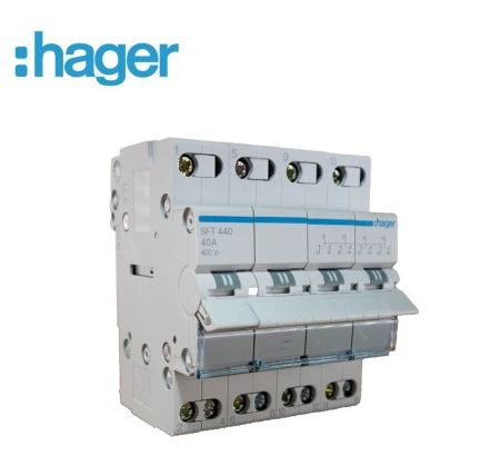 Hager COS MCB CHANGE OVER SWITCH 4P 40A SFT440 | Lazada Indonesia