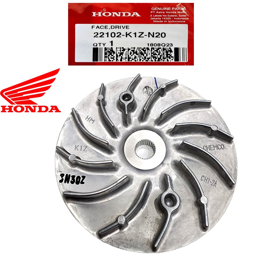 Face drive kipas rumah roller Pcx 160 Vario 160 22102-K1Z-N20 | Lazada ...