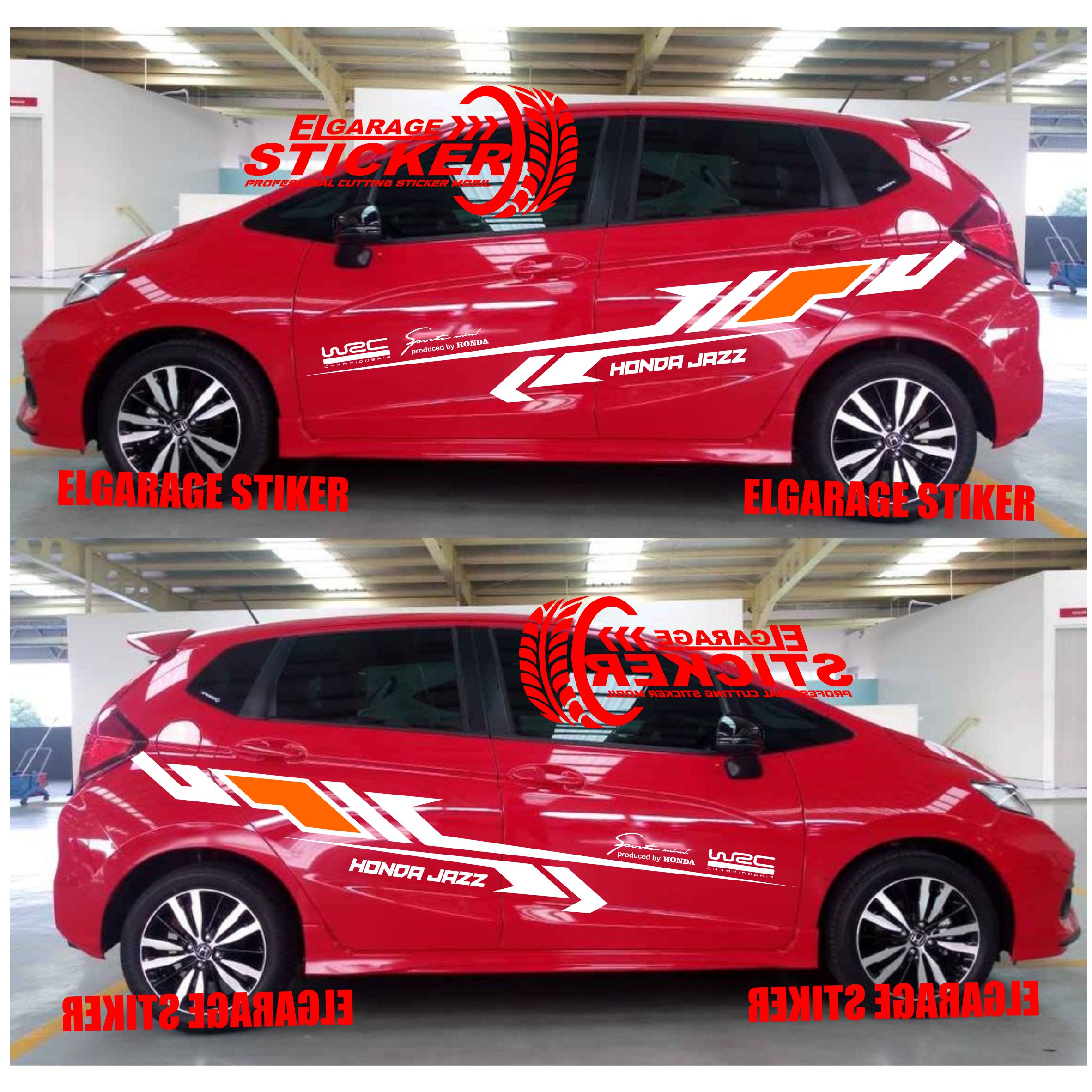 Stiker mobil honda jazz cutting stiker variasi body honda jazz all ...