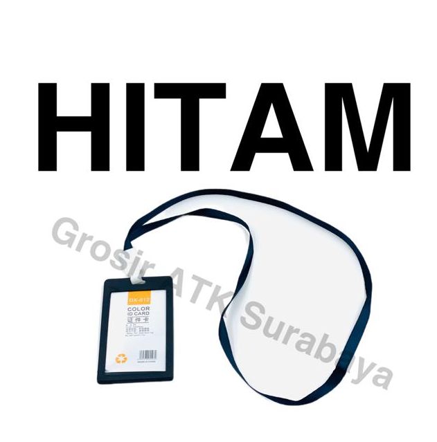 ( 1 SET ID CARD + TALI ) Name Tag ID Card B1 + TALI Lanyard Name Tag ...