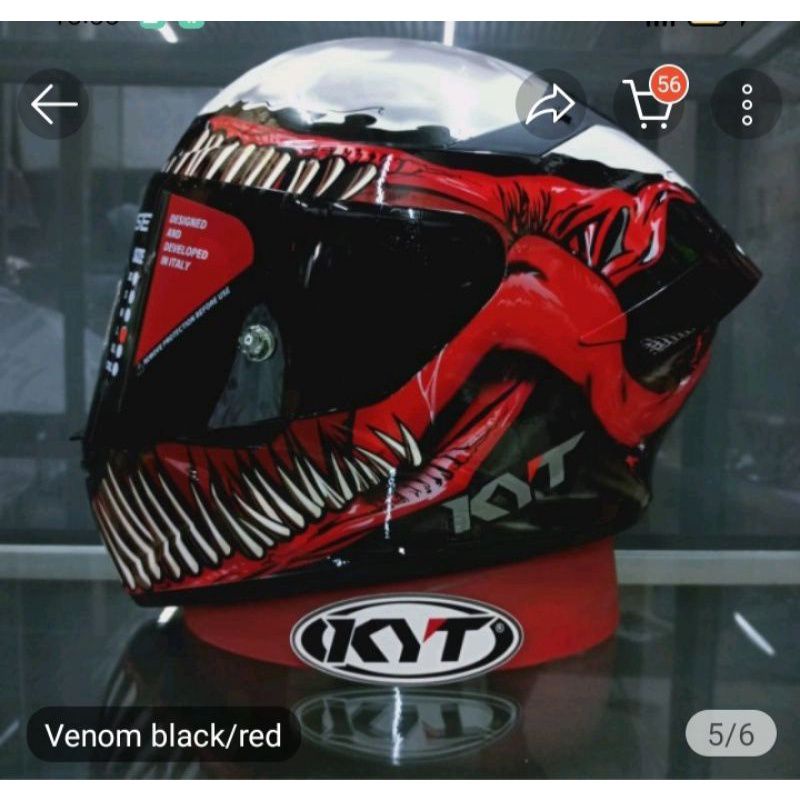 Helm Full Face KYT TT COURSE LEOPARD VISOR IRIDIUM | Helm Pria | Helm ...