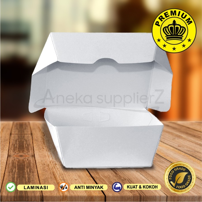 Lunch Box Paper Kemasan Kotak Makanan Kertas Kecil S (50 PCS) | Lazada ...