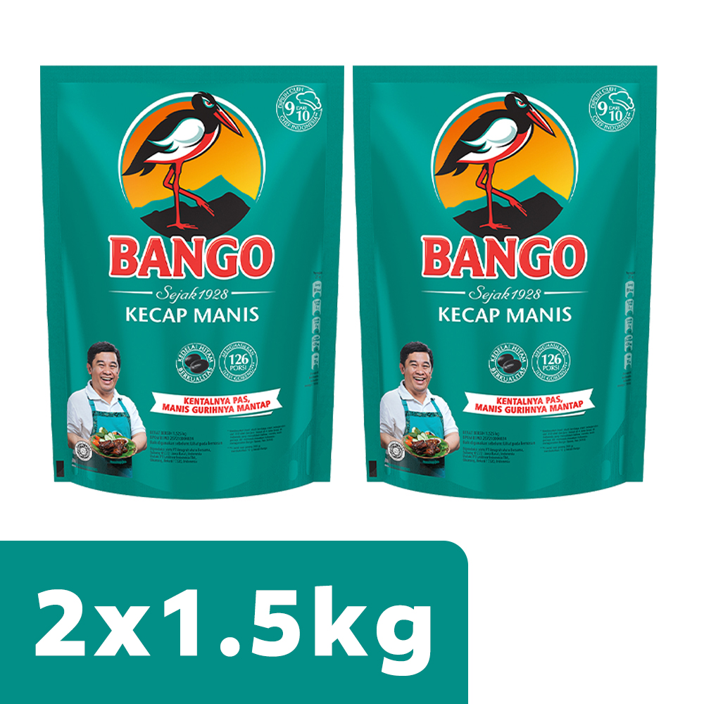 Bango Kecap Manis Pouch 1.5Kg Twin Pack | Lazada Indonesia