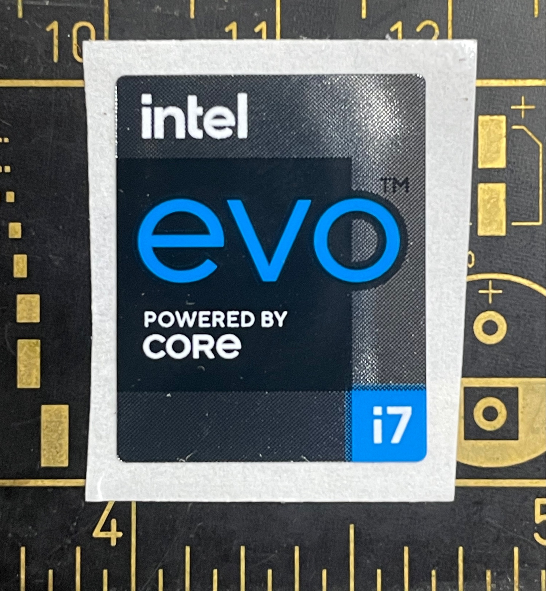 Sticker stiker logo intel Core i7 EVO 11th gen ori | Lazada Indonesia