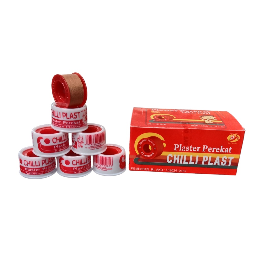Chilli Plast Plester Roll 12,5 mm x 1 m | Lazada Indonesia
