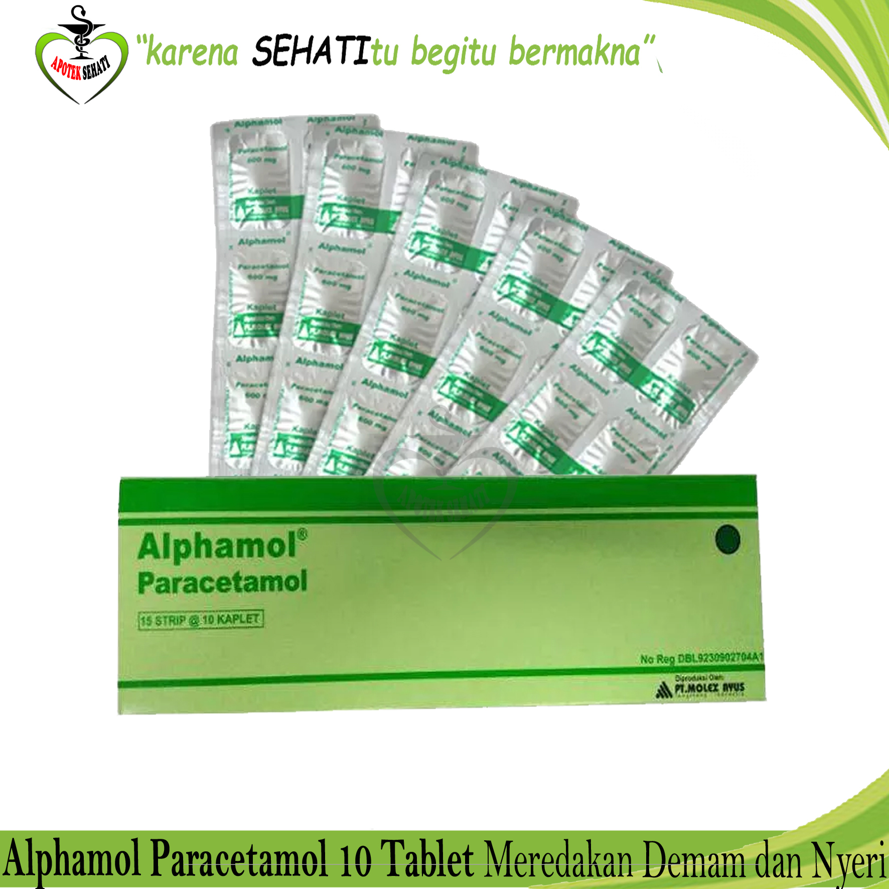 Ready Alphamol 600 mg Obat Meredakan Demam dan Nyeri | Lazada Indonesia