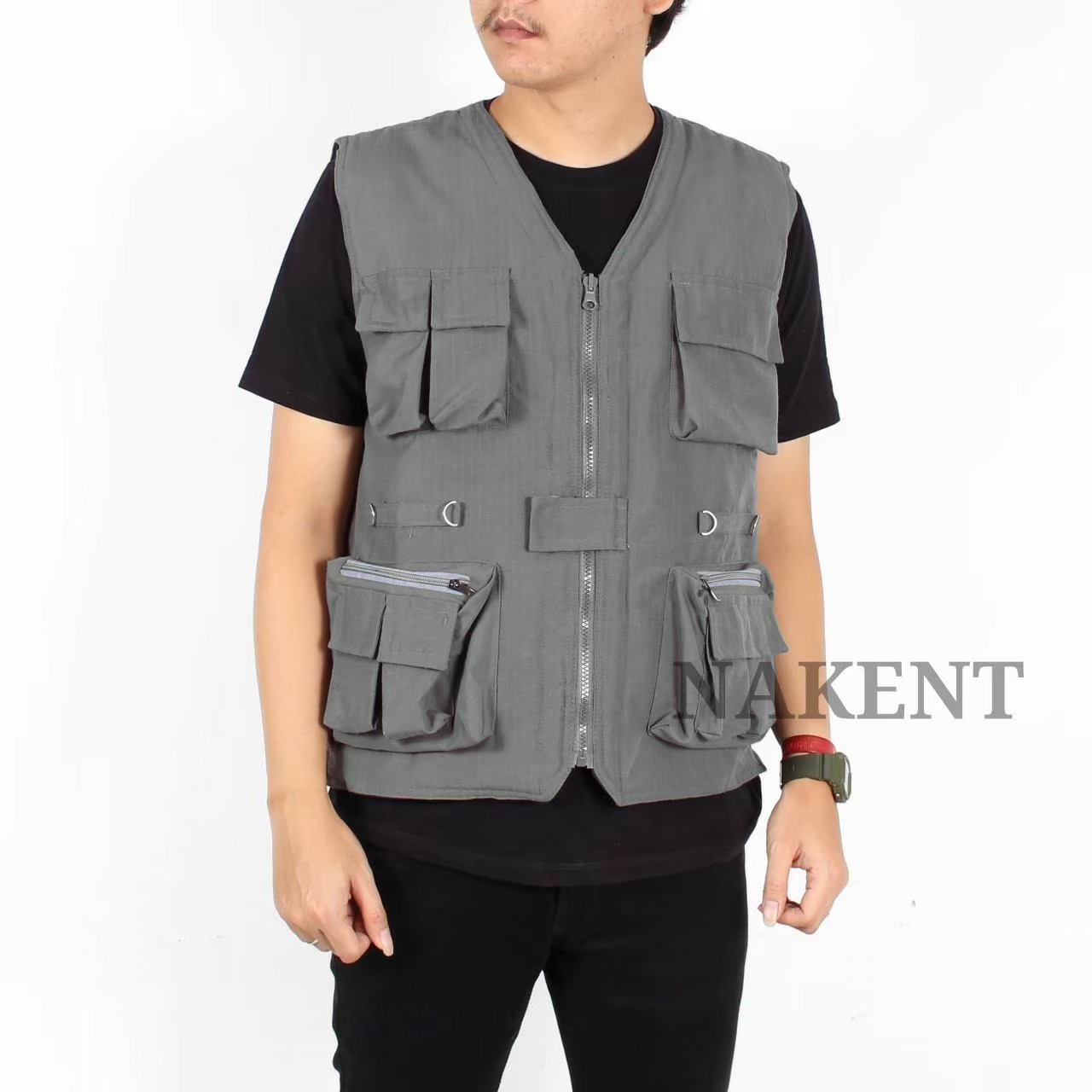 rompi ootd vest work pria terbaru 2022 keren gaya/ rompi parasut pria ...
