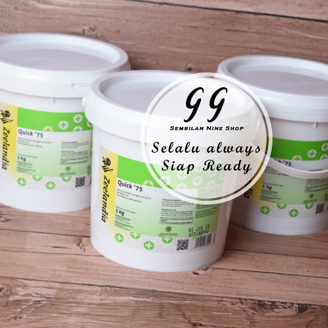 Zeelandia Quick 75 Emulsifier 1 KG Pengemulsi SP Cake Stabilizer Kue ...