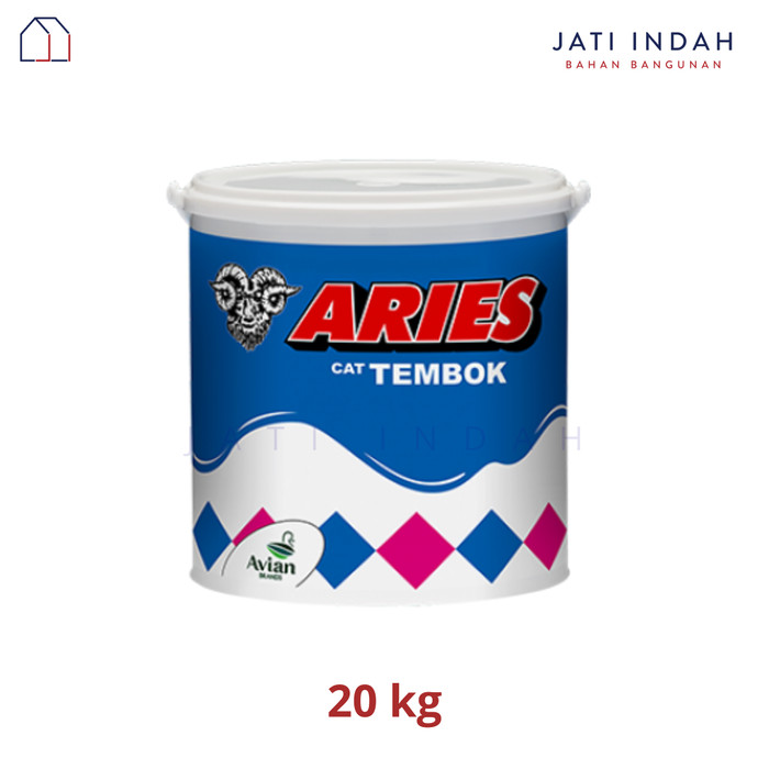 ARIES CAT TEMBOK 20 KG PAIL EMBER / CAT DINDING | Lazada Indonesia