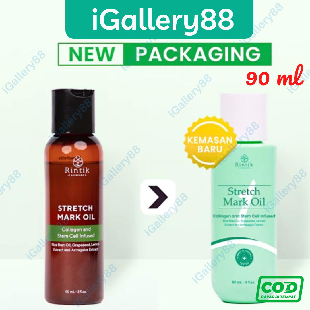 Rintik Skincare Stretch Mark Oil - Pudarkan Stretchmark Selulit Bekas ...