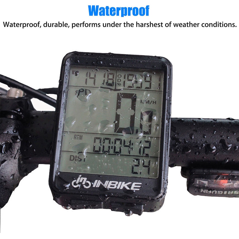 INBIKE Waterproof Digital Wireless Cycling Bike Bicycles Computer ...