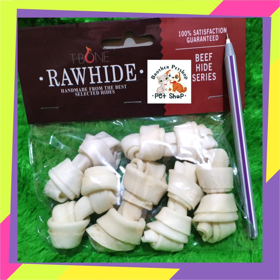 Snack Anjing Tulang - Tulangan Anjing Isi 6 Dog Natur Knot Bone T-KB-3 ...
