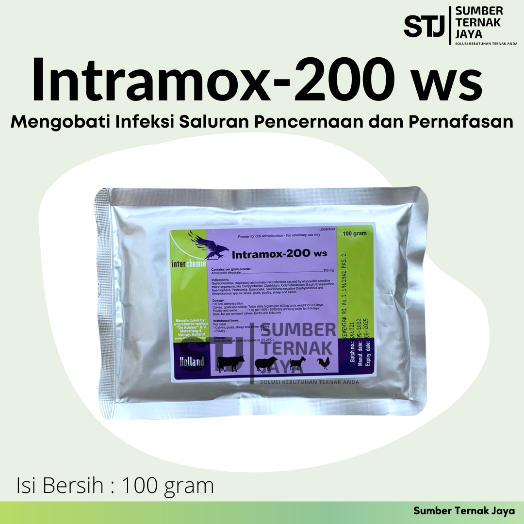 Intramox 200 ws 100 gram - Mengobati Infeksi Saluran Pencernaan dan ...