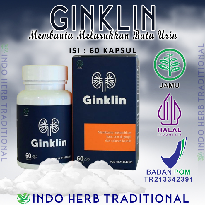 Ginklin Asli Original Obat Meluruhkan Batu Ginjal Dan Infeksi Saluran ...