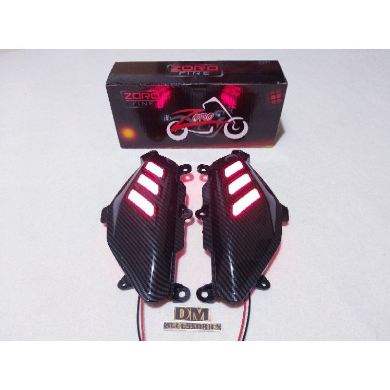 COVER BODY SAMPING NMAX CARBON & LAMPU LED YAMAHA NMAX TAHUN 2015-2019 ...