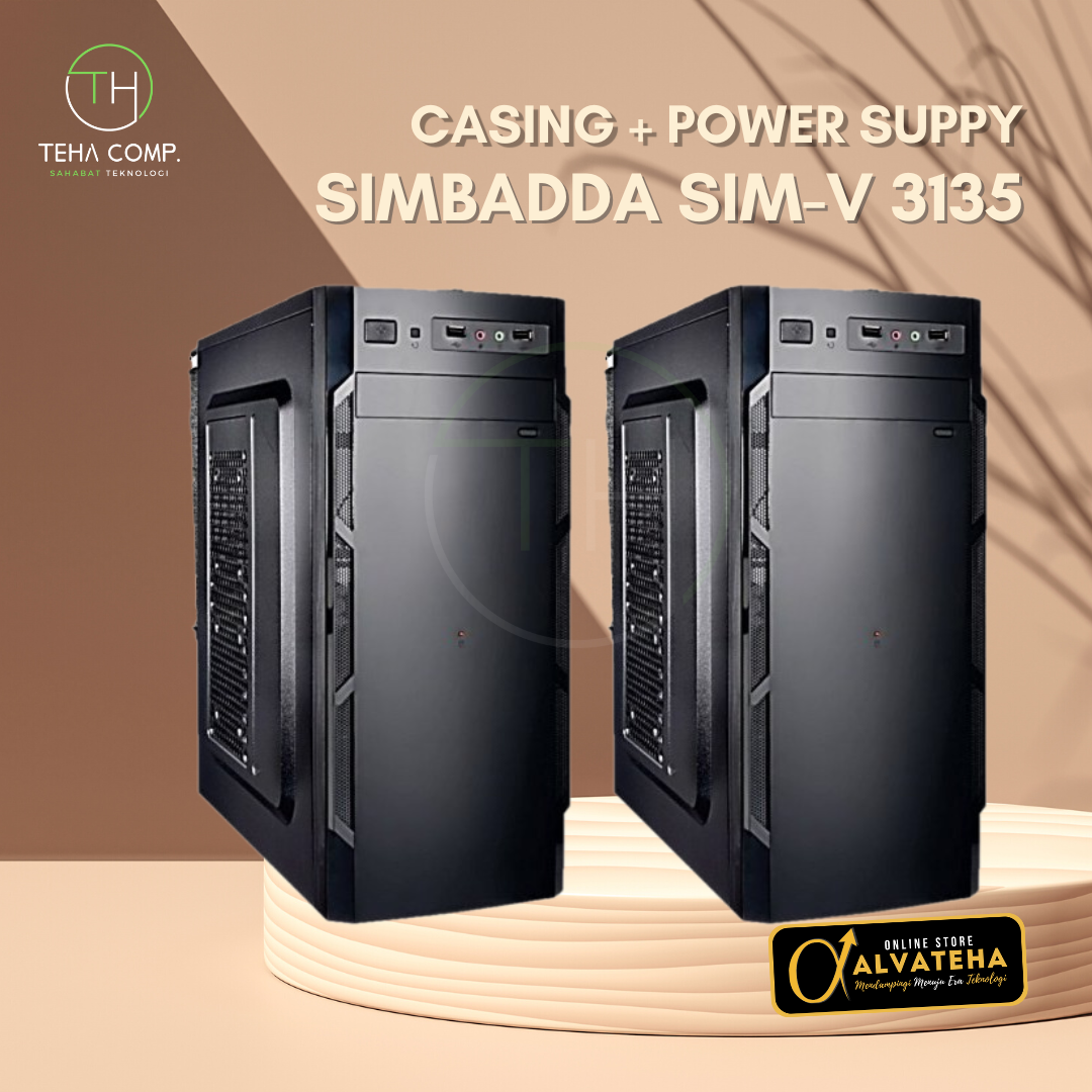 Casing CPU Plus PSU Power Supply 380W Simbadda Sim V Case PC Komputer | Lazada Indonesia