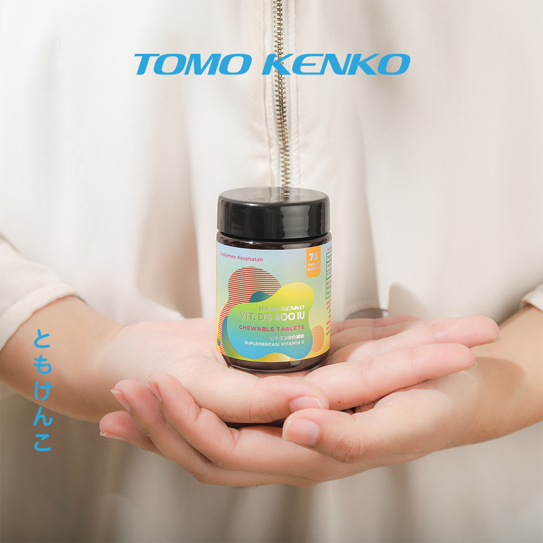 Tomo Kenko Vitamin D3 400 IU Chewable (kunyah) | Lazada Indonesia