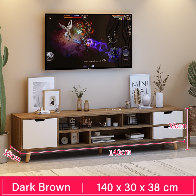 Tv Rak Meja TV kayu TV SERBAGUNA Rak Rak Tv Kayu Modern Tv Rak TV ...
