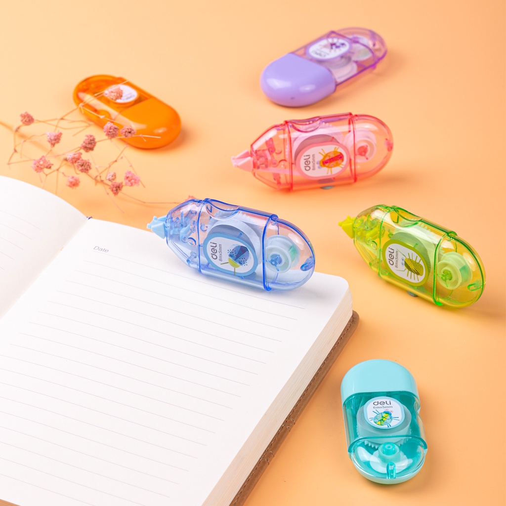 KOREAN DELI TIP EX TIPEX COMIKO CORRECTION TAPE 8m x 5mm TIPE EX ALAT ...