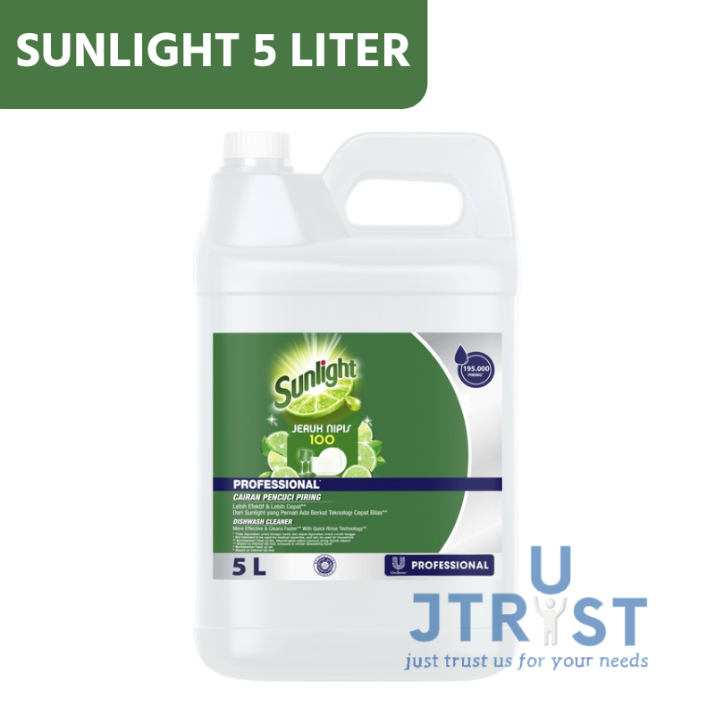 SUNLIGHT SABUN CUCI PIRING DISH WASHING 5 LITER / SUNLIGHT DIRIGEN ...
