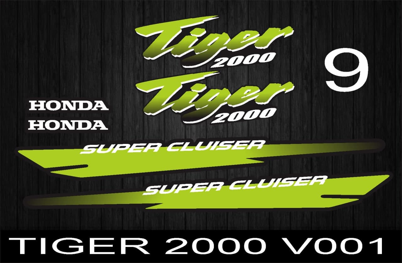 STICKER STRIPING HONDA TIGER 2000 V001 | Lazada Indonesia